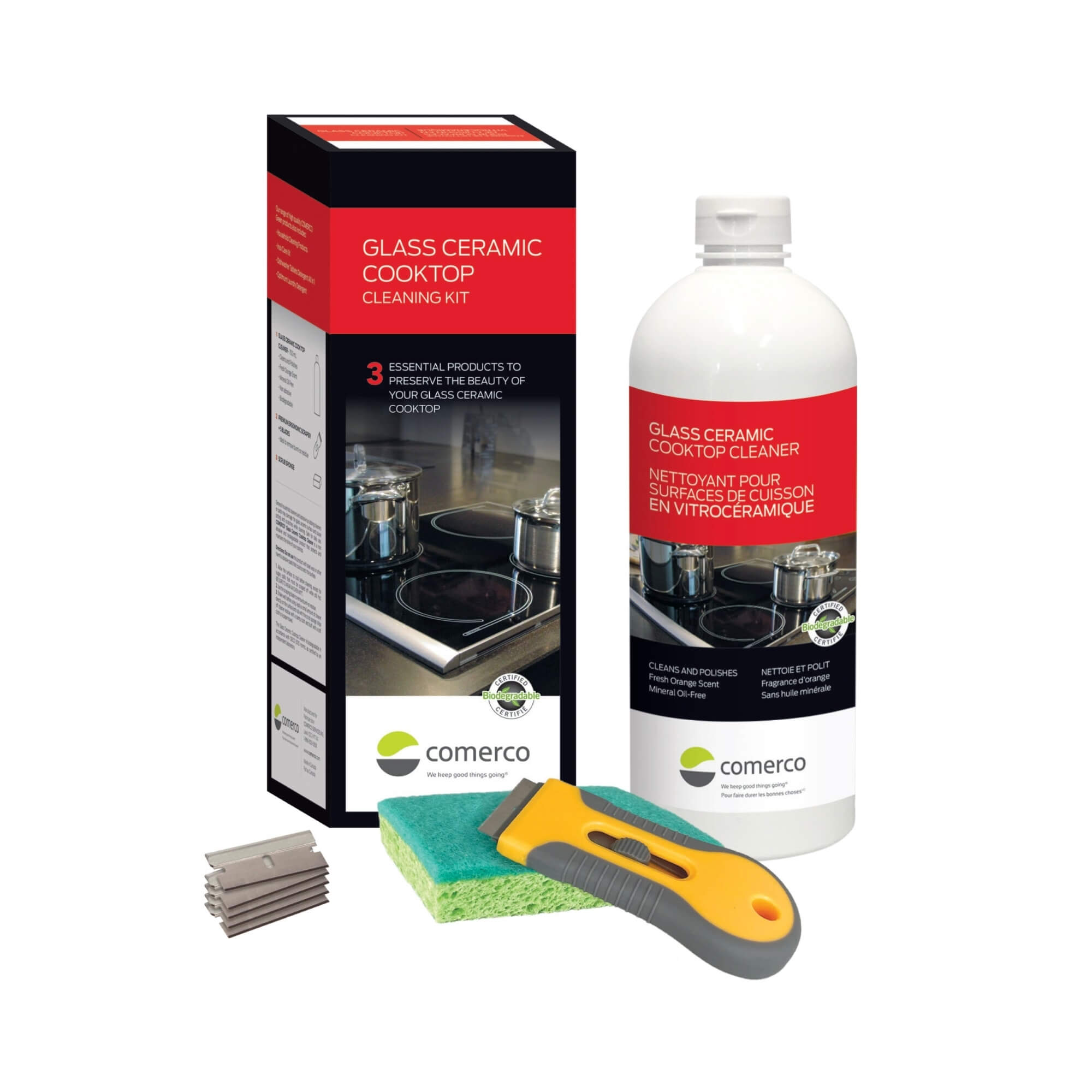 Glass Ceramic Cooktop Cleaning Kit 700 mL – Comerco